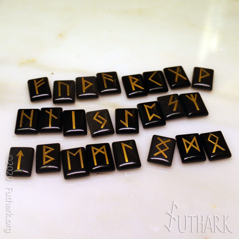 Etched Stone Elder Futhark Rune Sets – Futhark